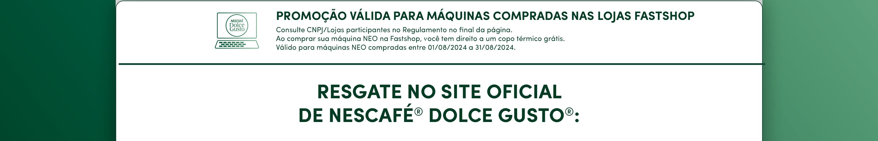 Promoção NEO Fast Shop 2024